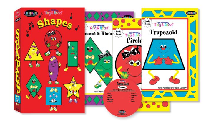 Melody House Music | “Sing & Read” Shapes Little Book Collection