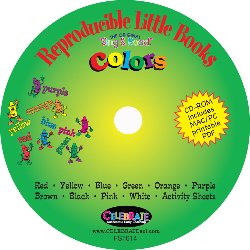 Melody House Music Sing And Read” Colors Big Book Collection