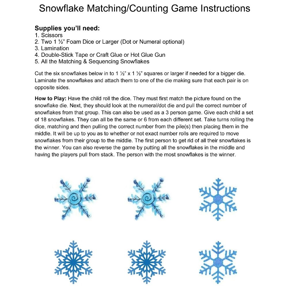 Melody House Music | One Little Snowflake Winter Package – Downloadable ...