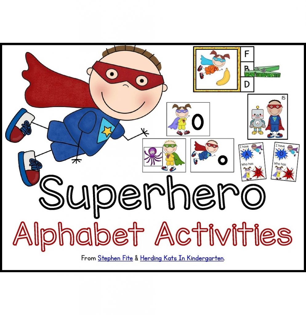 Melody House Music | Superhero Alphabet Activities Set & Song Package ...
